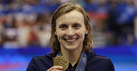 Katie Ledecky Ties Michael Phelps Swimming Titles Record