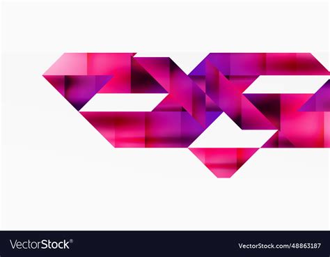 Captivating Abstraction Triangles Royalty Free Vector Image