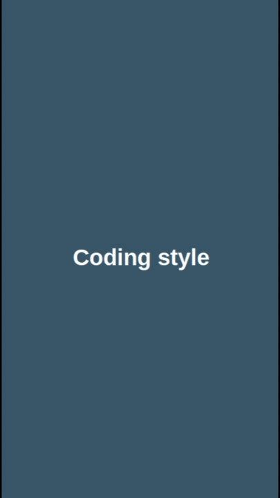 Coding Style Computereducation Youtube