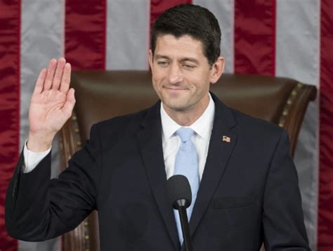 El Republicano Ryan Presidente De La Cámara De Representantes De Eeuu