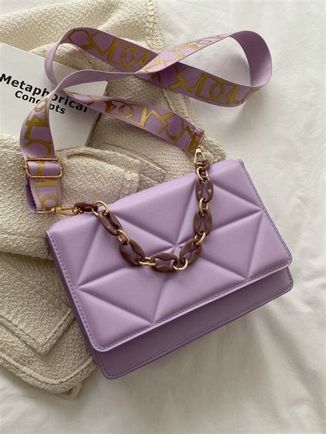 Minimalist Embossed Chain Square Bag Artofit
