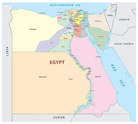 Map Of Egypt Thong Thai Real