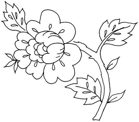 Beautiful Flower Embroidery Pattern
