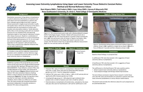 Pdf Assessing Lower Extremity Lymphedema Using Upper And Lower
