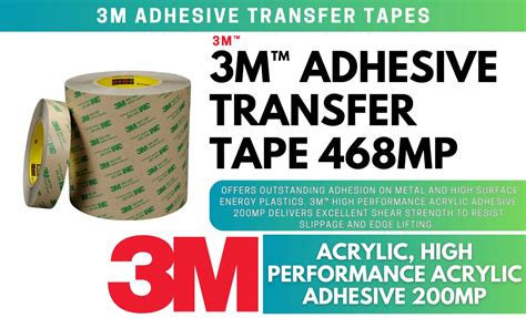 M Adhesive Transfer Tape MP Great Strength Versatility