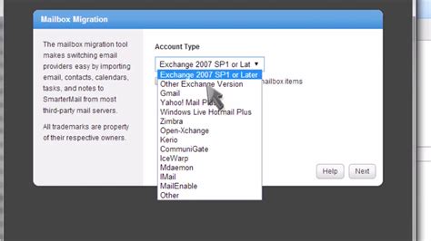 SmarterMail How To Import Emails And Contacts From Another Email Service YouTube