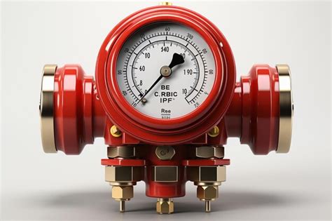Premium Ai Image Gas Pressure Regulator On White Background