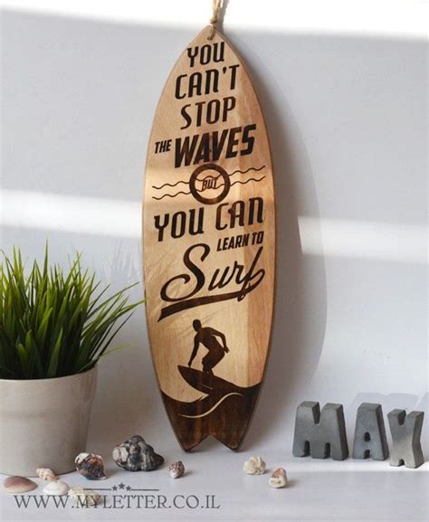 Surfboard Wall Hanging Surfboard Decor Beach Nursery Ocean Themed