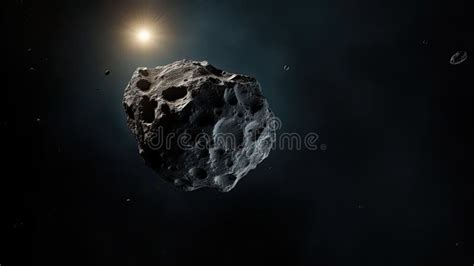 Collision Asteroid Space Stock Illustration Illustration Of Orbit