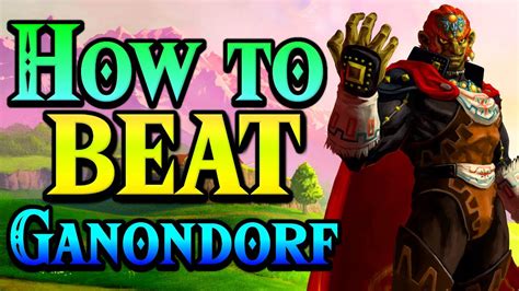 How To Beat Ganondorf In The Legend Of Zelda Ocarina Of Time Final