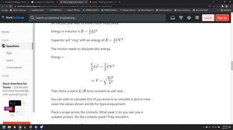 Surge Relay Arc Suppression Noise Page 2 General Electronics