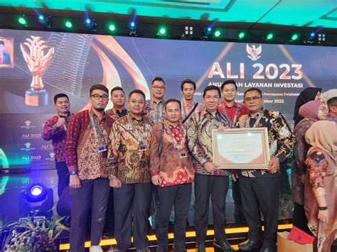 Pemprov Sumsel Peringkat Keempat Di Anugerah Layanan Investasi