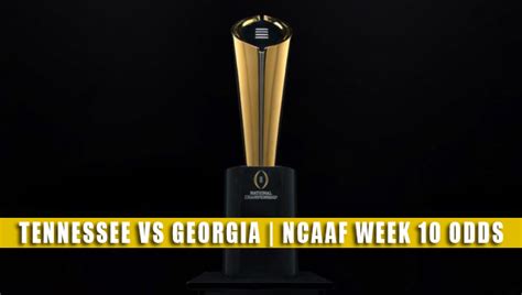 Tennessee Vs Georgia Predictions Picks Odds November 5 2022