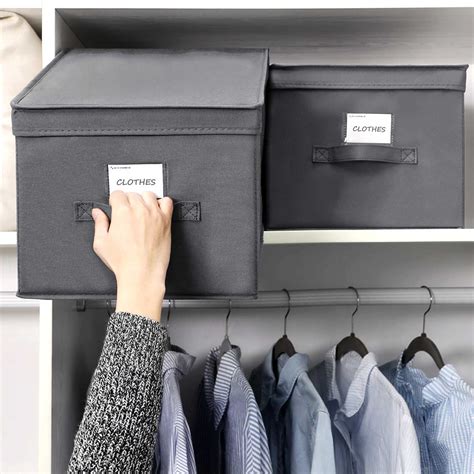 Large Grey Storage Bins