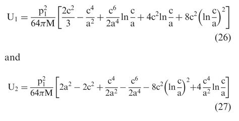On Solving Deflection And Strain Energy Equations 24 To