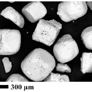 Optical Image A SEM Image B And Particle Size Distribution Of