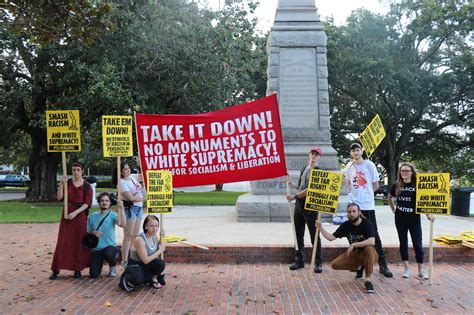 Take ‘em Down Pensacola Activists Protest Confederate Monument At Lee