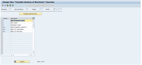 Cxdttf202 Sap Tcode Translate Versions Of Structures