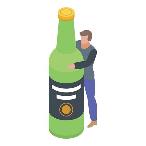 Alcohol Addiction Icon Isometric Style 15826036 Vector Art At Vecteezy