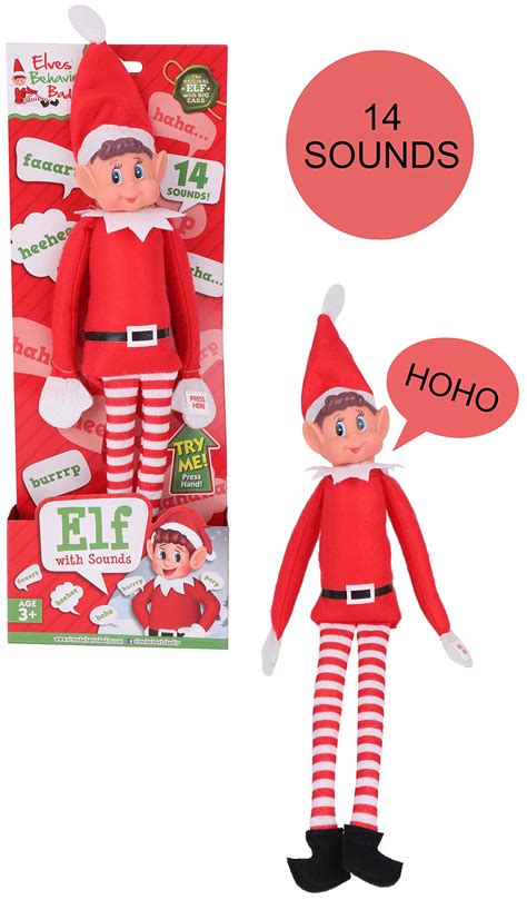 Buy Elves Behavin Badly 32cm Elf Felt Doll With Vinyl Head And 14
