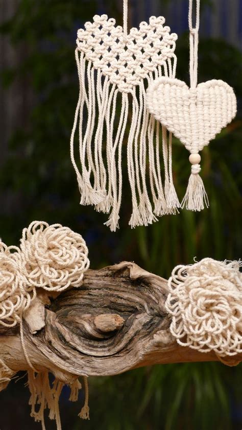 Diy Easy Macrame Loop Flowers For Macrame Projects
