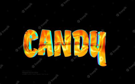 Premium Psd Candy Editable Premium Psd Text Effect