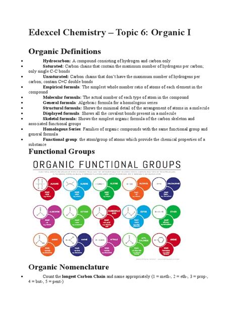 Topic 6 Organic Chemistry I Pdf Alkene Combustion