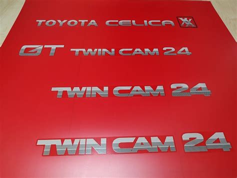 トヨタ セリカXX GA61デカール BEIGE 1台分Set TOYOTA CELICA XX GT TWINCAM 24 TWIN CAM