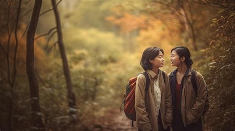 Premium Ai Image Realistic 3d Illustration Of A Lesbian Couple 3d
