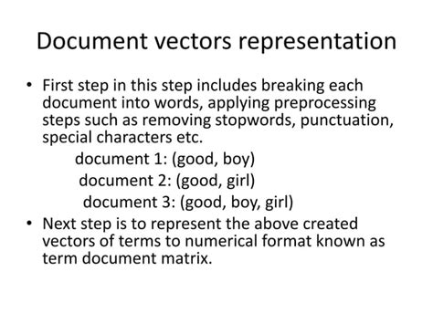Vector Space Model12345678910111213 Pptx