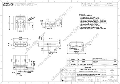 Professional Mid Mount Usb4 Connector Type C 4 Connector Usb 4 Type C Receptacle Manufacturer