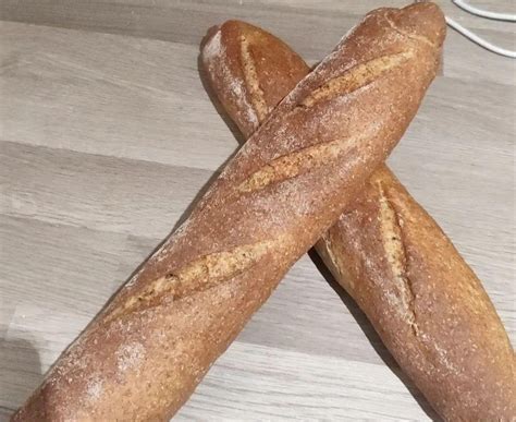 Made Wholewheat Batards Following Danielle Forestiers Method On