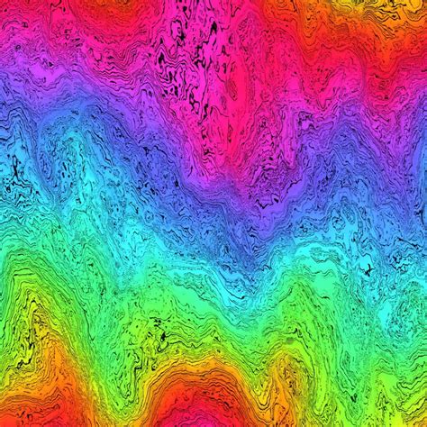 Lsd Colors Pattern Crew