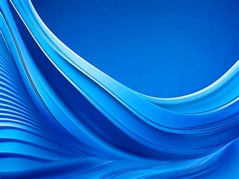 Premium Ai Image Abstract Blue Background With Flowing Lines Dynamic Waves