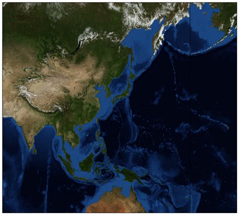 Python Basemap Bluemarble Plot The Opposite Longitudinal Section
