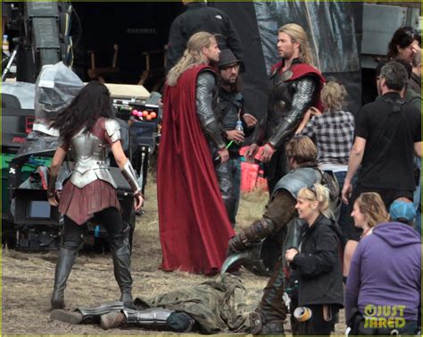Chris Hemsworth Thor 2 Begins Filming First Set Pics Photo