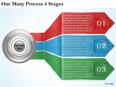 Business Ppt Diagram One Many Process Stages Powerpoint Template PowerPoint Templates