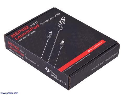 pololu msp432 launchpad assembled with headers for ti rslk max