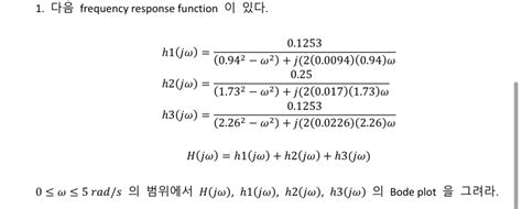 다음 ﻿frequency response function