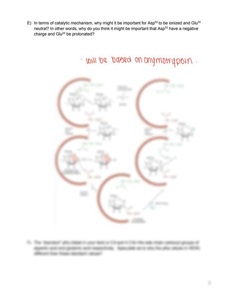 SOLUTION Biochemistry Problem Set 2 Studypool