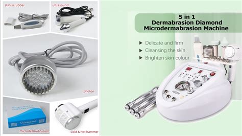5 in 1 Multifunctional ultrasound facial machine / BIO skin scrubber ...