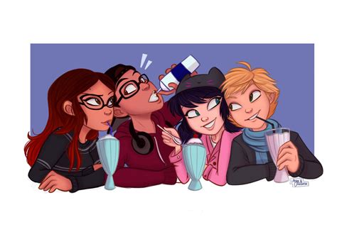Alya Nino Marinette And Adrien Miraculous Ladybug Fan Art 39325830