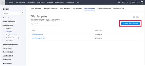 Zoho Recruit Integration With Zoho Sign