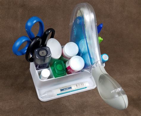 Tape And Tool Tote Holds Ez Runner Grand White