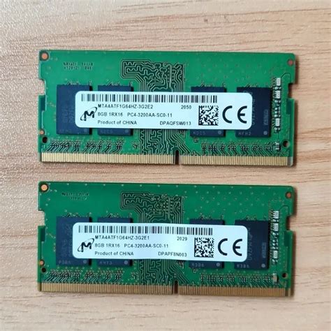 Micron Ram Ddr4 노트북 메모리 8gb 1rx16 Pc4 3200aa Sc0 1 티몬