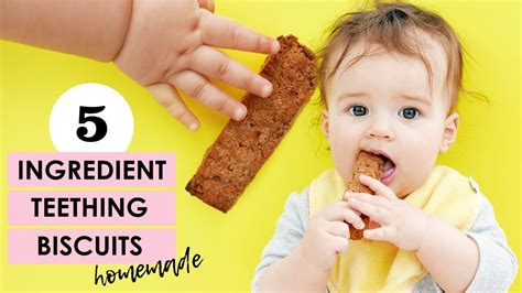 The Best Homemade Teething Biscuit Recipe Ever Youtube