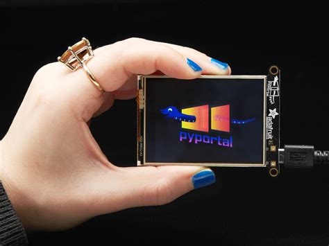Adafruit Pyportal Pynt Circuitpython Powered Internet Display 24
