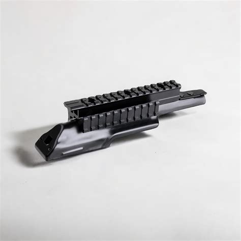 Tactical One Piece Picatinny Style Ak Tri Rail Mount Rail Matte Fini
