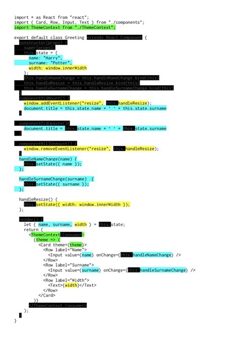 Sunil Pai Inc On Twitter Ok So I Took Dan S Classes Hooks Code From React Conf Blacked