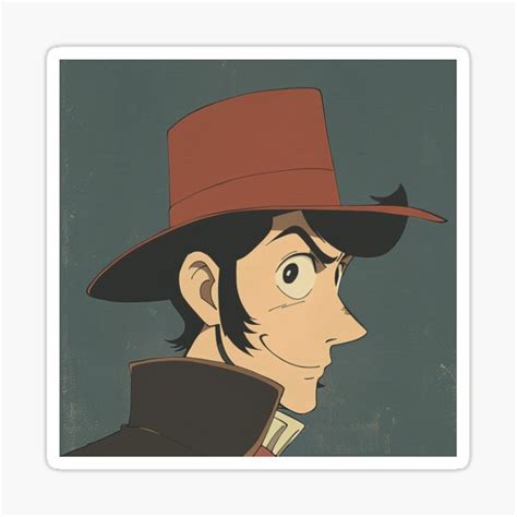 Arsene Lupin Anime Style Sticker For Sale By Comicsfactory Redbubble